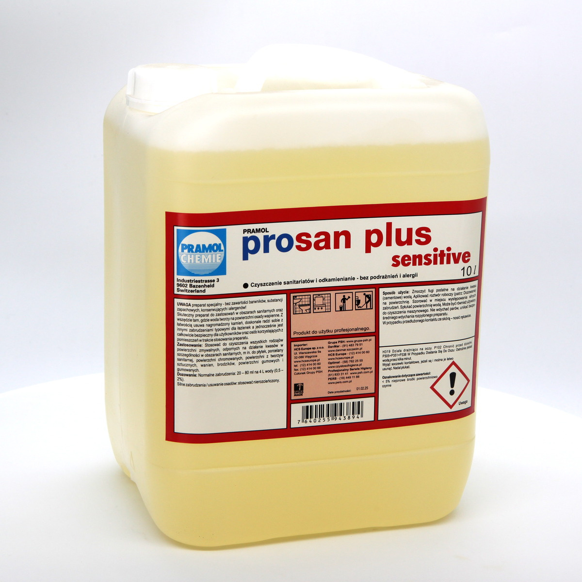 Pramol Prosan Plus 10L -koncentrat do mycia łazienki - HigienaTop